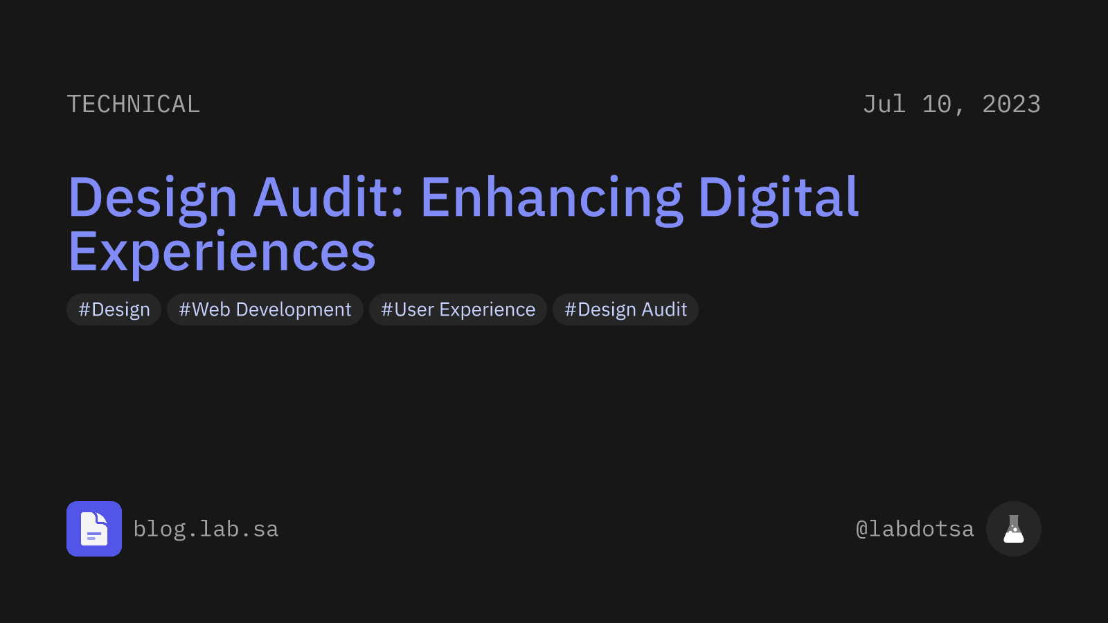 Design Audit: Enhancing Digital Experiences