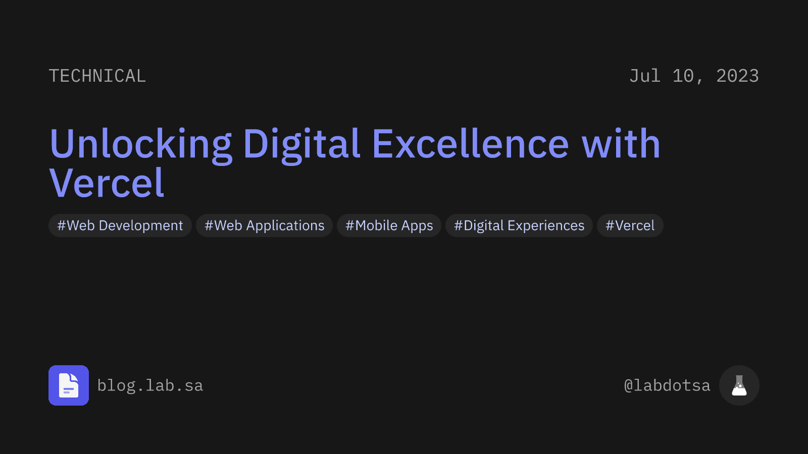 Unlocking Digital Excellence with Vercel